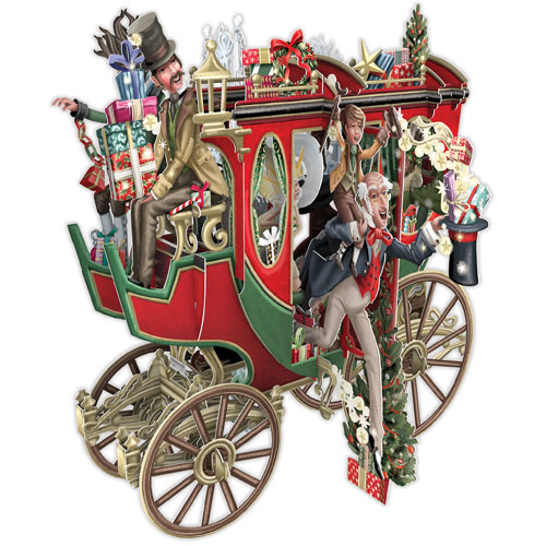 Paper D'Art - Christmas Carol 3D Christmas Card #X3D024