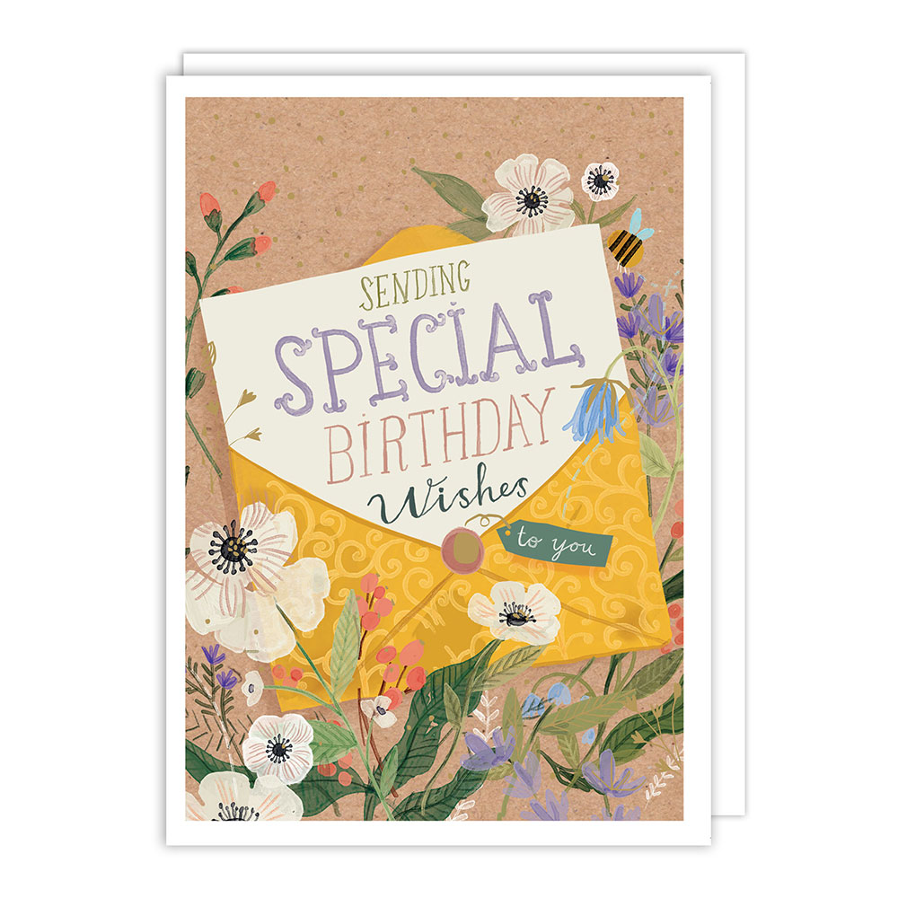 Ling Design Ltd Envelope Birthday Card LNQ0303 Ling Design Ltd Envelope Birthday Card LNQ0303
