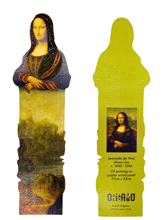 Origamo - Mona Lisa Quill Bookmark #BKA010