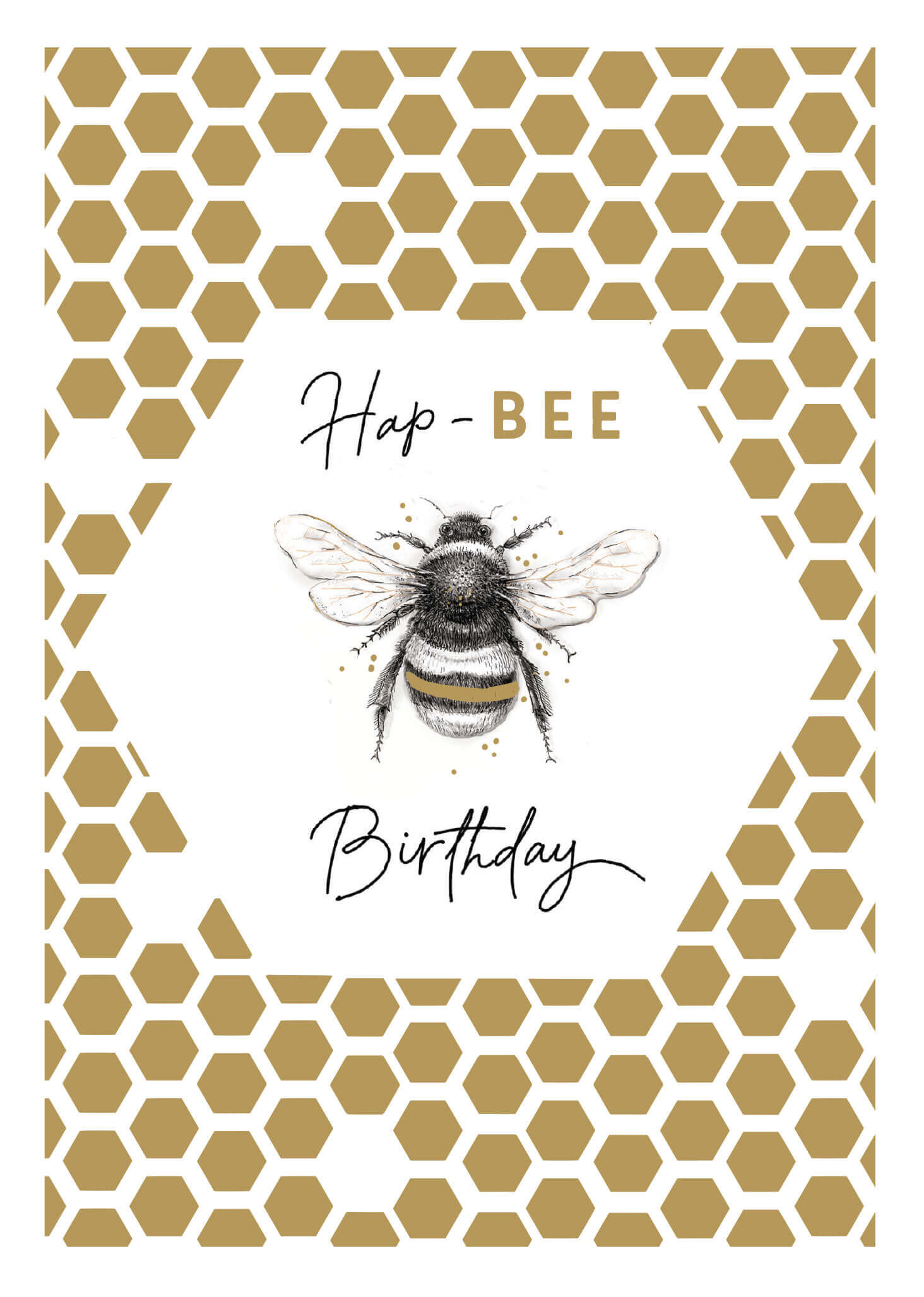 Ling Design - Bee Birthday Card #LNQ0428