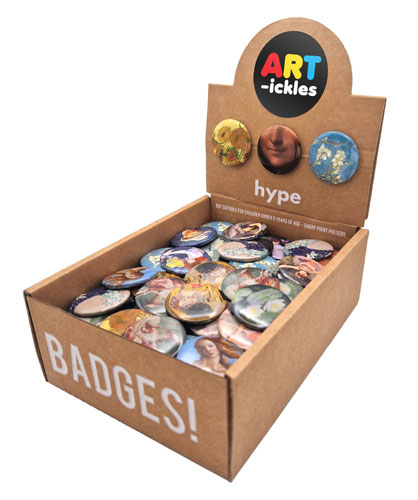 Hype - Prepack Assort Museum Badge Pins #PINSMUSUM