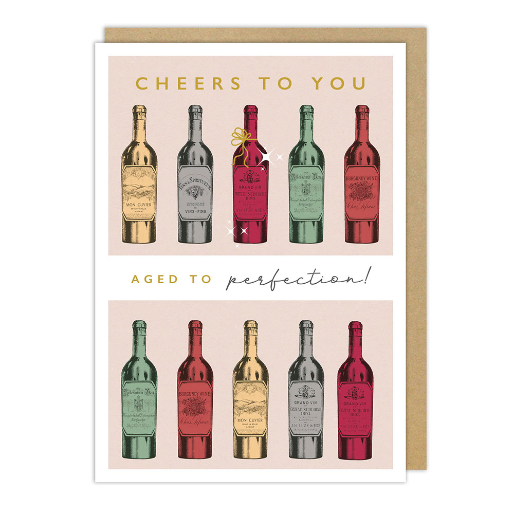 The Art File - Cheers Too You Birthday Card #AFNR07
