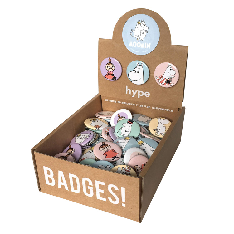 Hype - Prepack Assort MOOMIN Badge Pins #PINSMOOMIN5