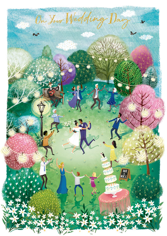 Ling Design - Wedding Celebration Greeting Card #LNQ0496