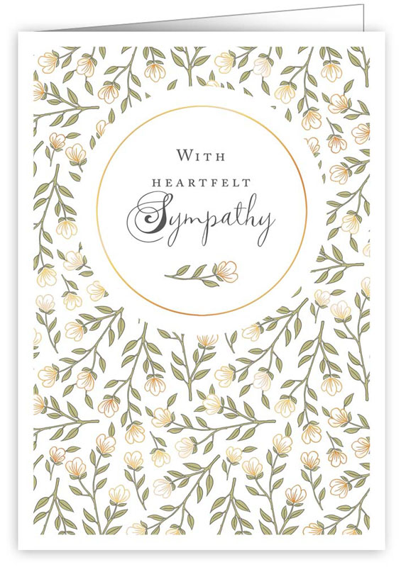 Quire Publishing - Sympathy Heartfelt Greeting Card #QSY1073