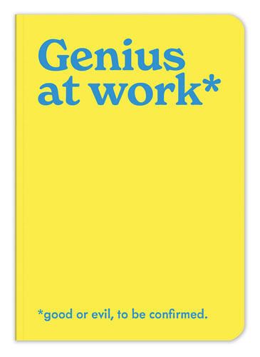 Mint Publishing - Genius At Work Notebook #GAN001